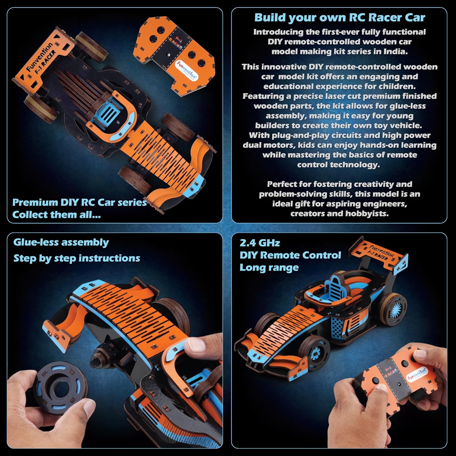 RC CAR - F1 RACE CAR DIY RACE CAR [FUNV0002] – The Fun Factory