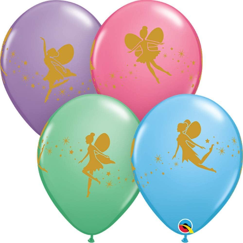 QUALATEX PARTY 11" ROUND FAIRIES & SPARKLES 50 PIECES PACK [12239 ...