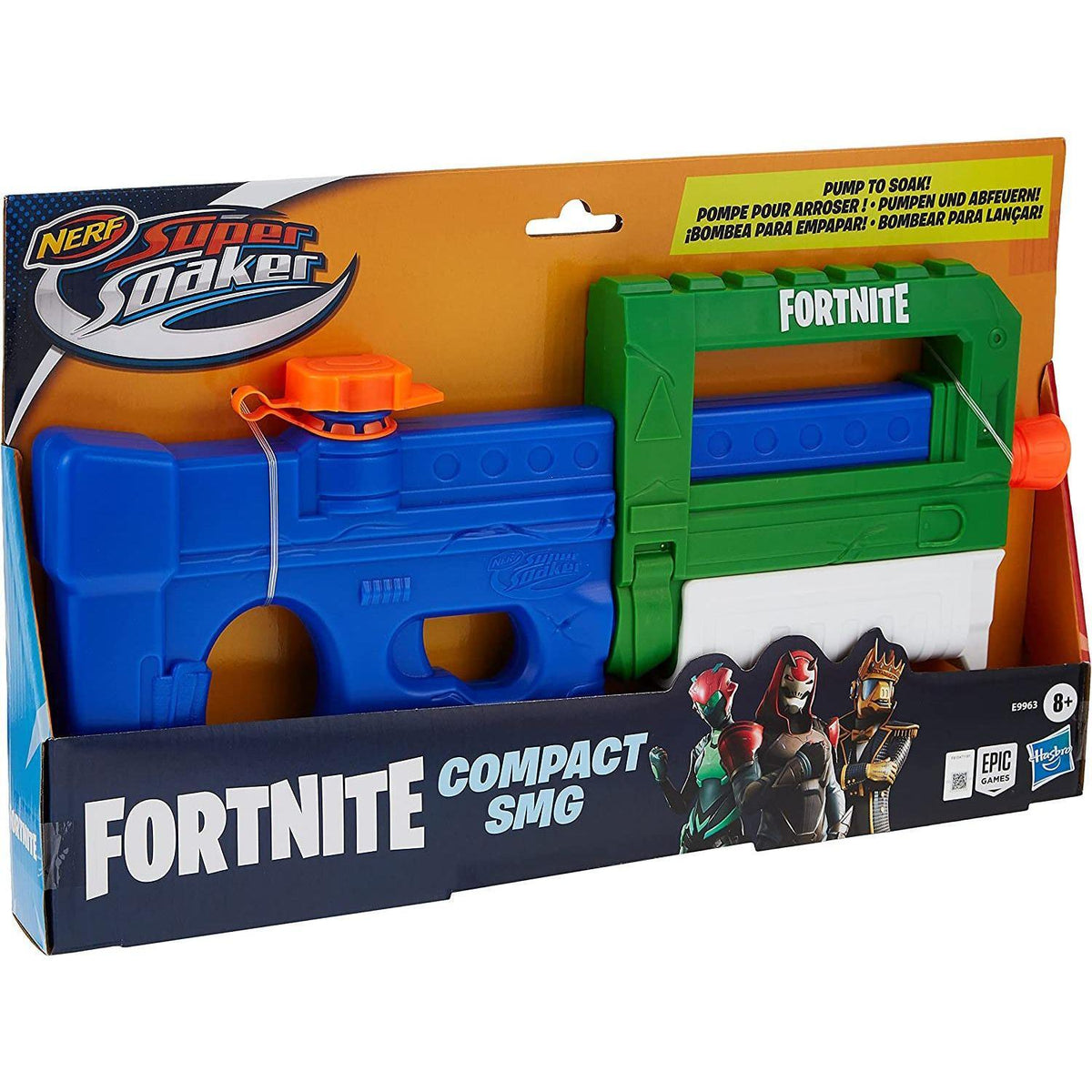 NERF FORTNITE COMPACT SMG WATER BLASTER [E9963] – The Fun Factory
