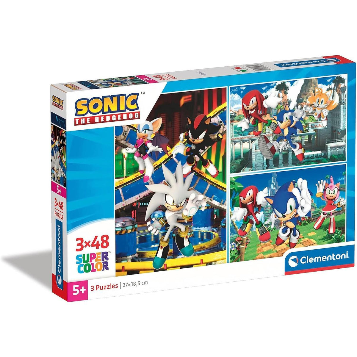 SONIC THE HEDGEHOG 3X48 PUZZLE [25280] – Fun Factory