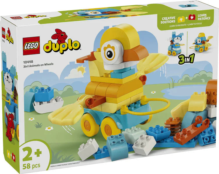 DUPLO® 3IN1 ANIMALS ON WHEELS - 10448 – The Fun Factory